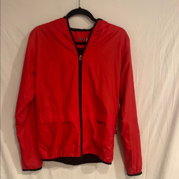 Adachi | Jackets & Coats | Adachi Couple Style Red Hooded Jacket ...